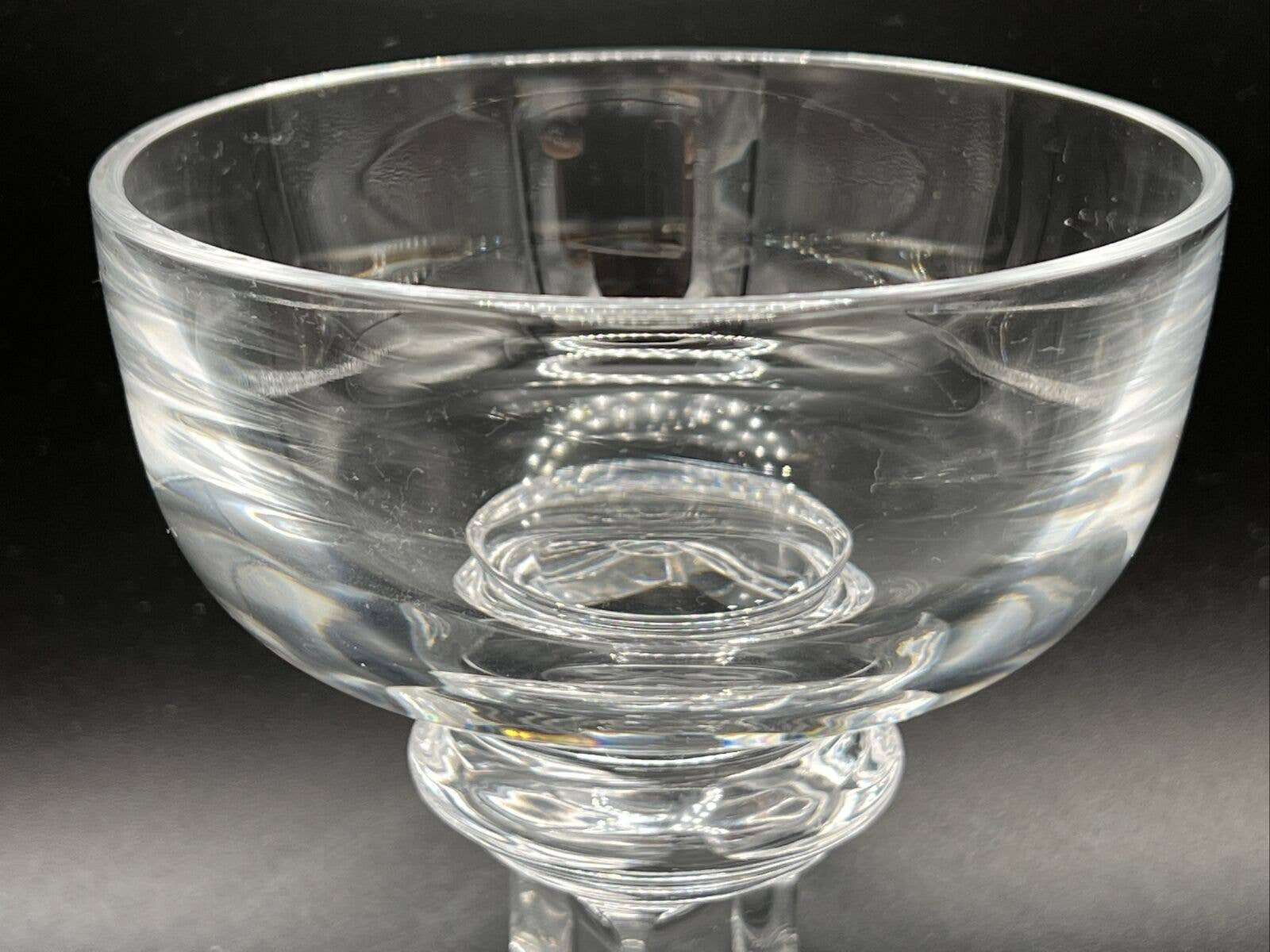 Dansk Crystal Champagne Carla Sherbet Glass Set of 4 Vintage Drinking ...