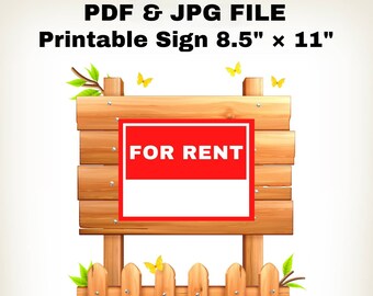 Space for Rent Sign | Etsy