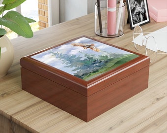 Ceramic Tile Top Box - Etsy