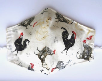 Rooster Mask | Etsy
