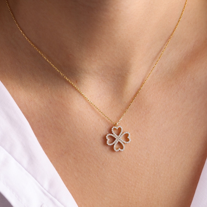 Clover Necklace - Etsy