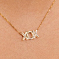 Xo Necklace - Etsy