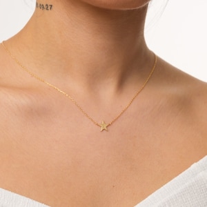 Personalized Engraved Star Necklace Customized Engraved Star - Etsy