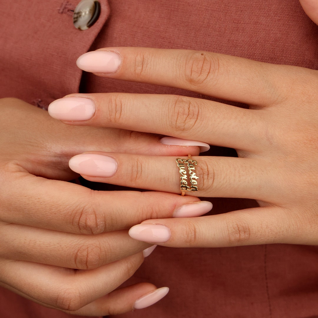 Name Ring,personalized Ring,silver Ring,name Ring,valentine's Day Gifts ...