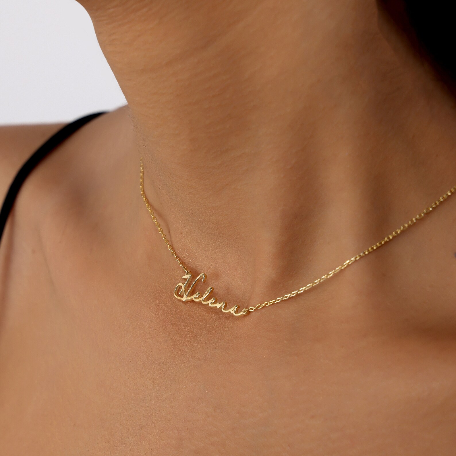 Signature Name Necklace, Personalized Name Necklace, Sterling Silver ...