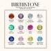 Personalized Oval Birthstone Ring, Stackable Rings for Mothers, Family ...