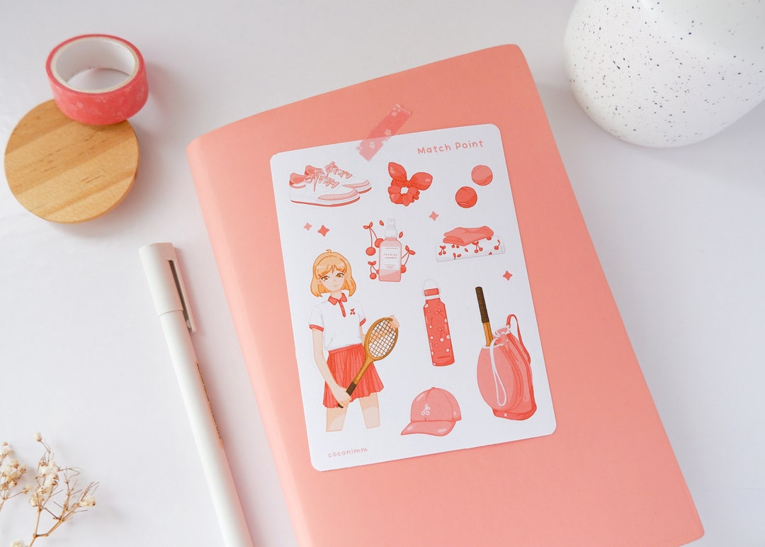 Match Points Sticker Sheet Aesthetic Stickers Deco - Etsy