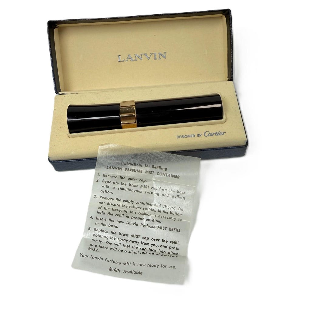 Vintage Lanvin Arpège Perfume Mist Atomizer Designed by Cartier 1950s ...