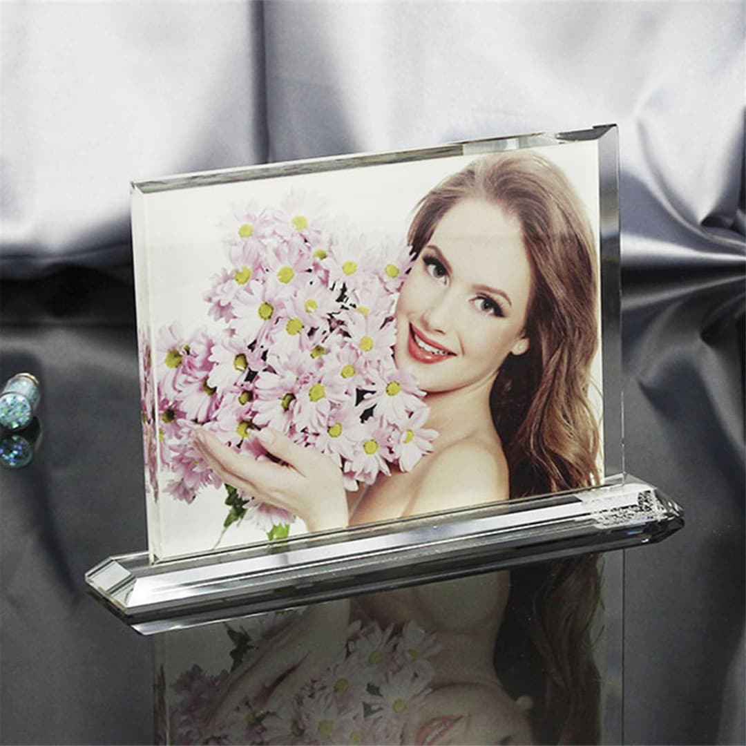 Your Photo Printed on Crystal Glass/ K9 Crystal Design Crystal Glass ...