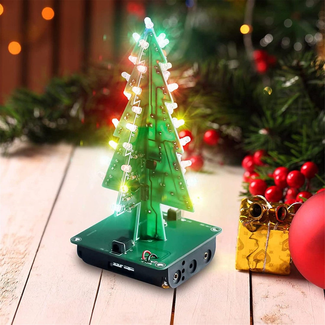 DIY Electronic Christmas Tree With 7 Colors, LED Christmas Tree 60 X 60 ...