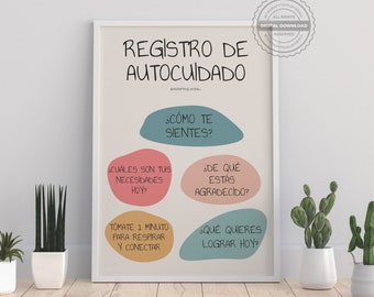 Spanish Anxiety Digital Print Therapy Counselor Office Art | Etsy