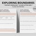 Boundaries Therapy Self Help Worksheet Template Printable - Etsy