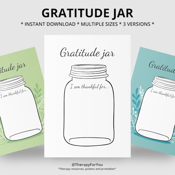 Gratitude Jar - Etsy