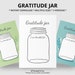 Printable Gratitude Jar Journal Self Care Art Therapy | Etsy
