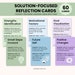 Solution Focused Therapy Question Cards, Positive Psychology ...