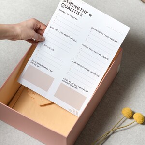 Strengths & Values Printable Worksheets, Journal Inserts, Planner ...