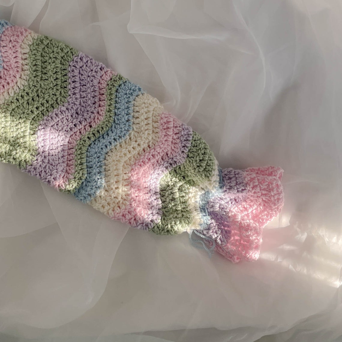 What Morgan Makes Ripple Crew Crochet Sweater PDF Pattern - Etsy