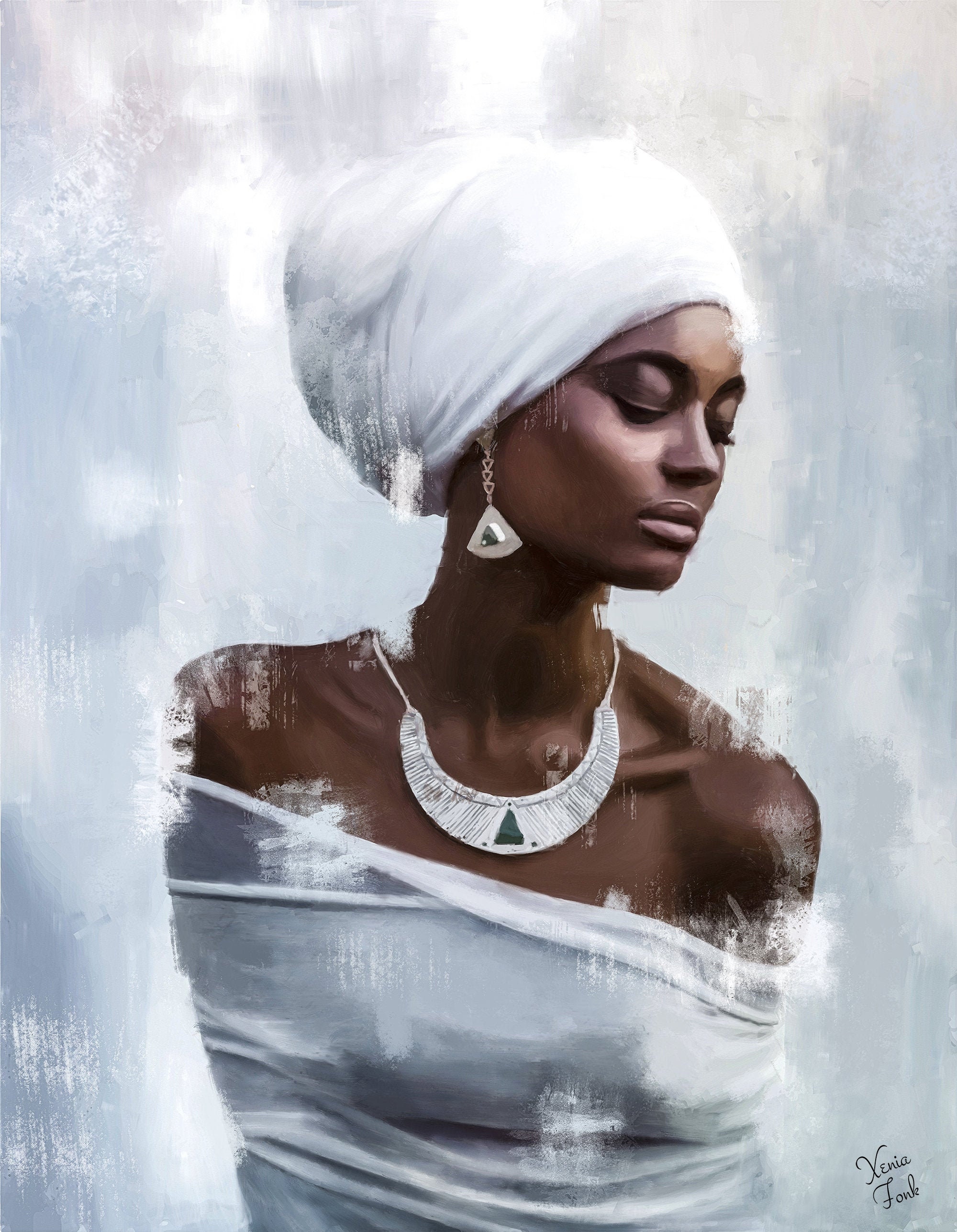African American Art Black Art Black Woman Art Wall Art Etsy