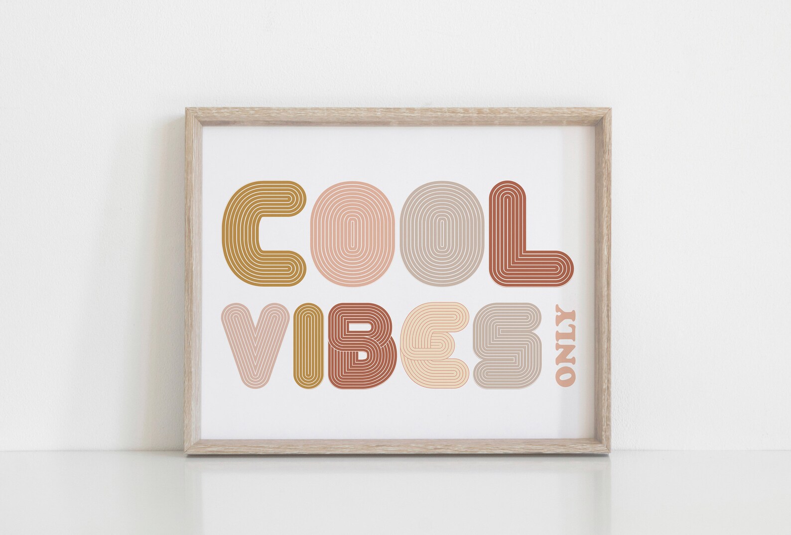Cool Vibes Retro Art Print - Etsy