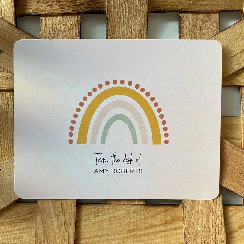 Rainbow Personalized Notecard, Custom, Stationery Set, Gift - Etsy