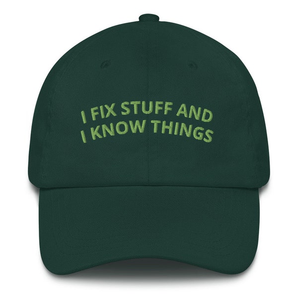 I Fix Stuff Hat - Etsy