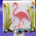 Fused Art Glass Flamingo Nightlight - Etsy