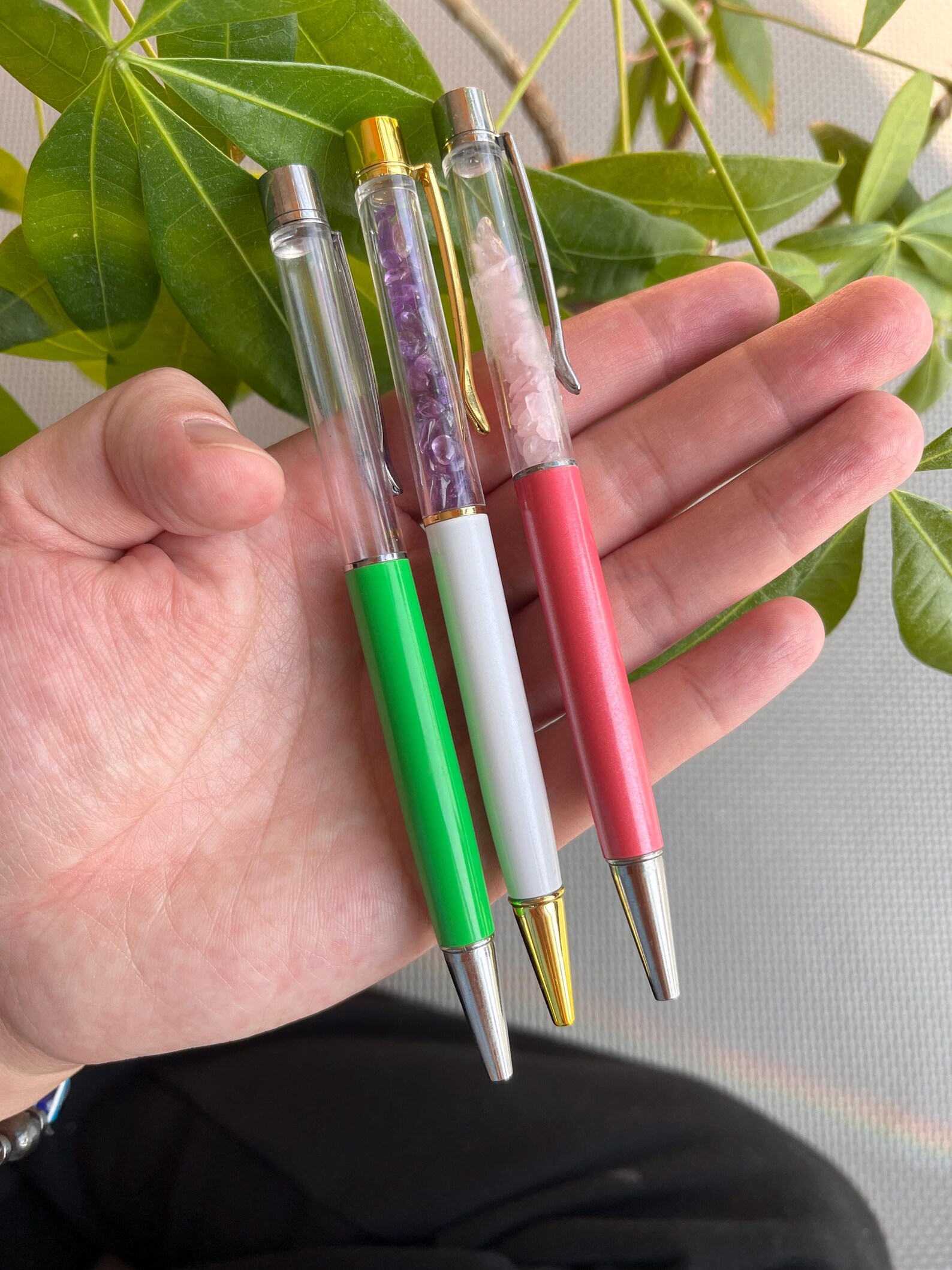 Amethyst Crystal Chip Pen: Stylish Stationery Gift - Etsy