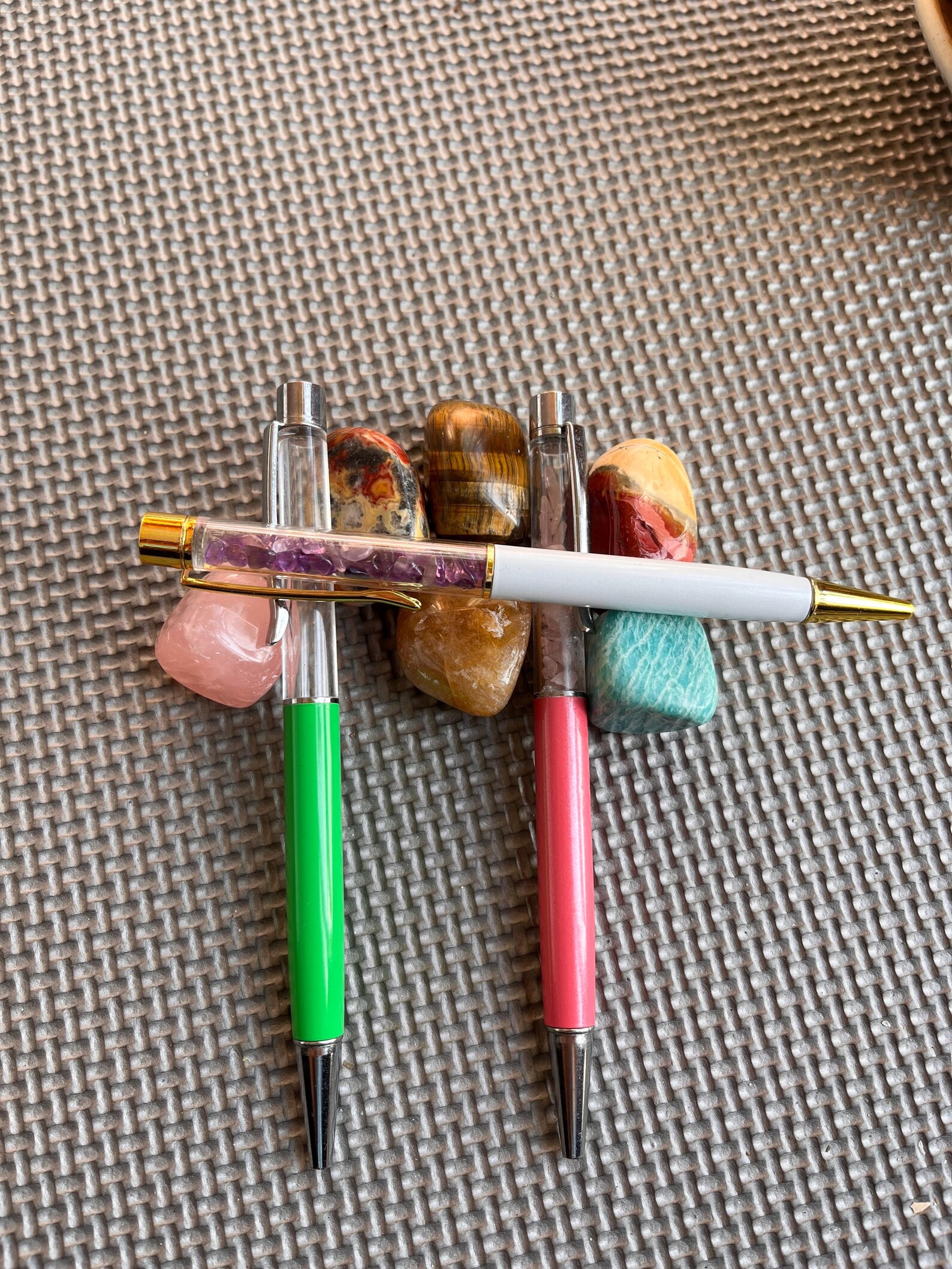 Amethyst Crystal Chip Pen: Stylish Stationery Gift - Etsy