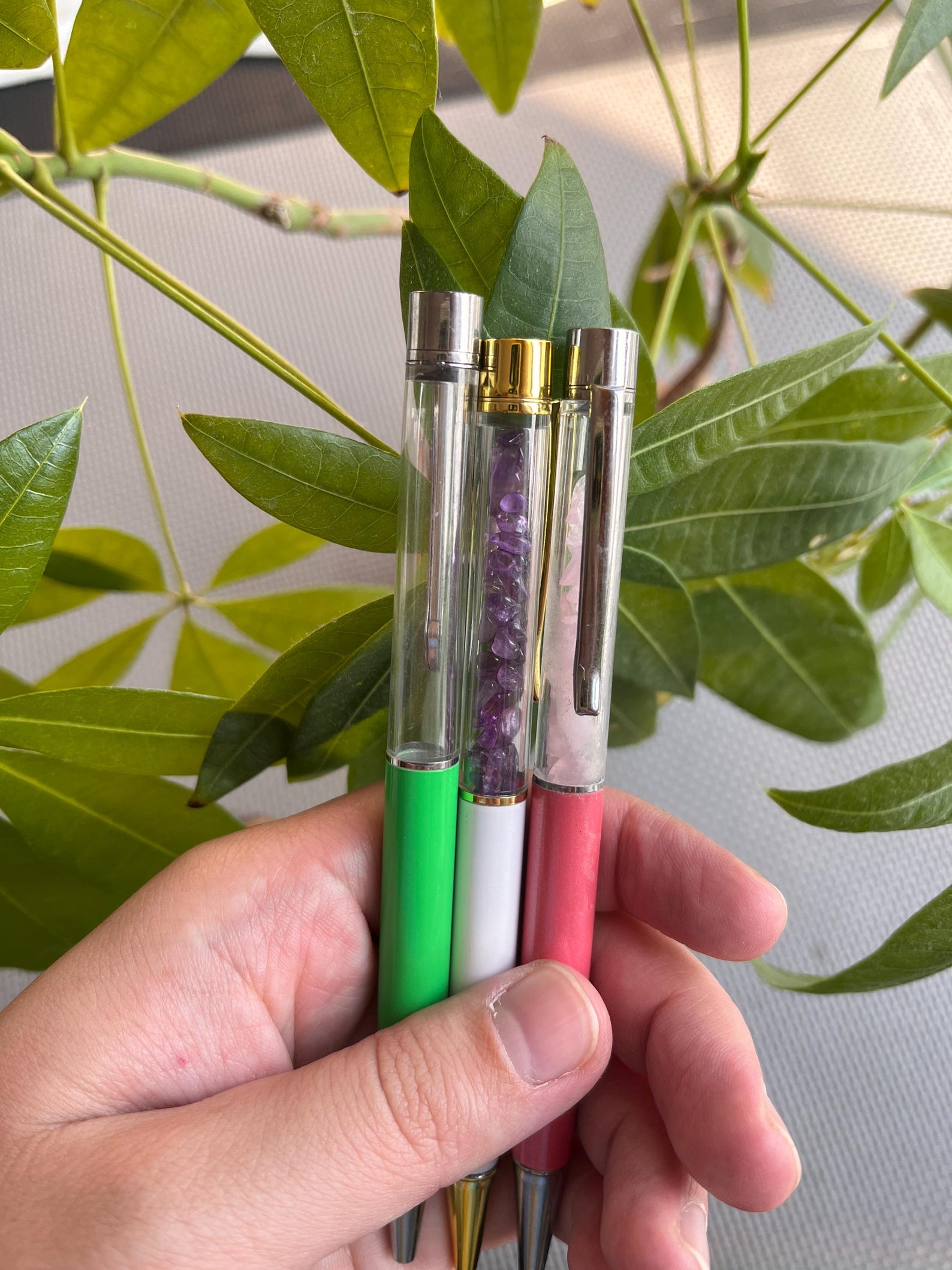 Amethyst Crystal Chip Pen: Stylish Stationery Gift - Etsy