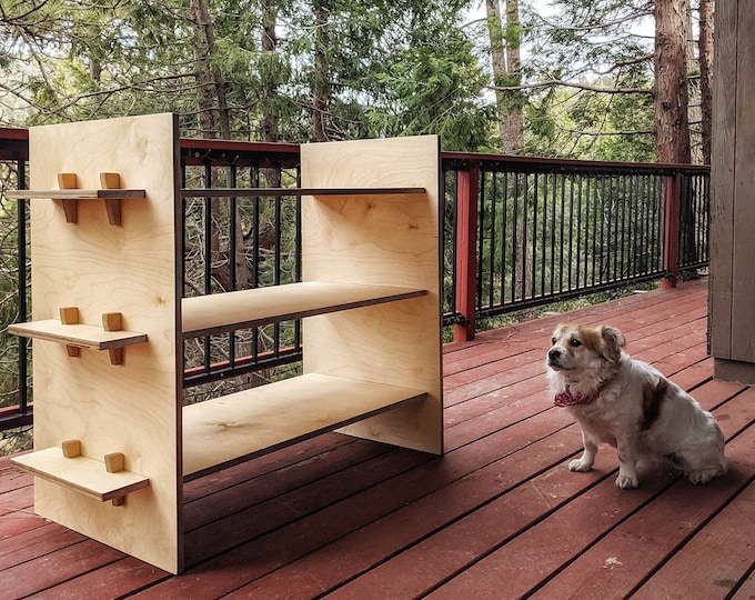 Flat Pack Baltic Birch Plywood Bookcase Functional and Stylish Home ...