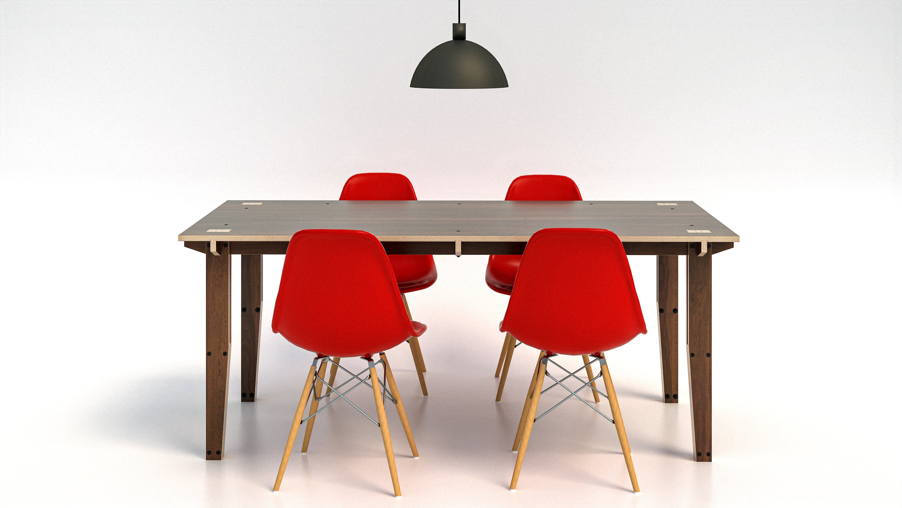 Custom Plywood Dining Table - Flatpack Europly - Etsy