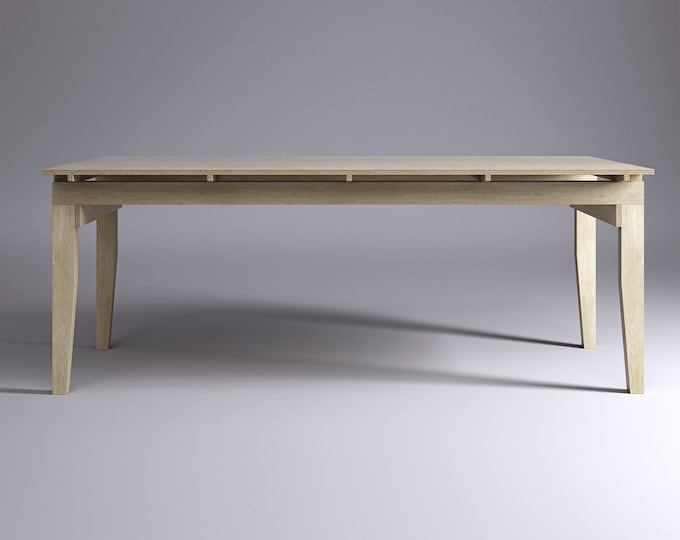 Custom Modern Plywood Dining Table / Contemporary Design Inspired by ...