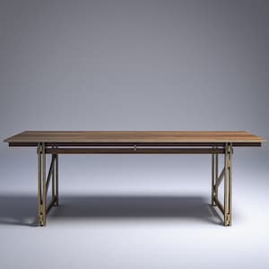Modern Plywood Dining Table / 6 People / Long Work Desk / Rietveld ...
