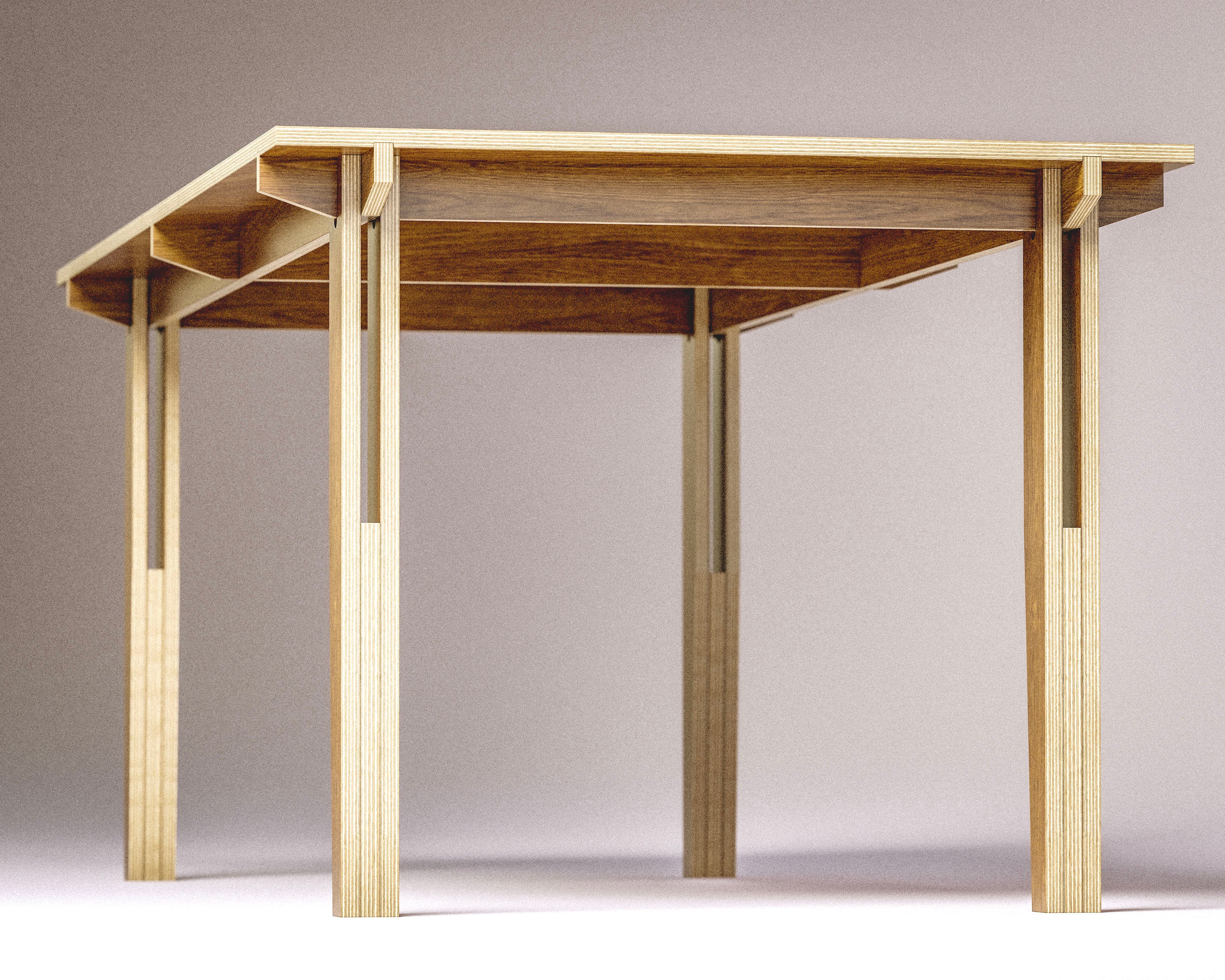 Custom Plywood Dining Table - Flatpack Europly - Etsy