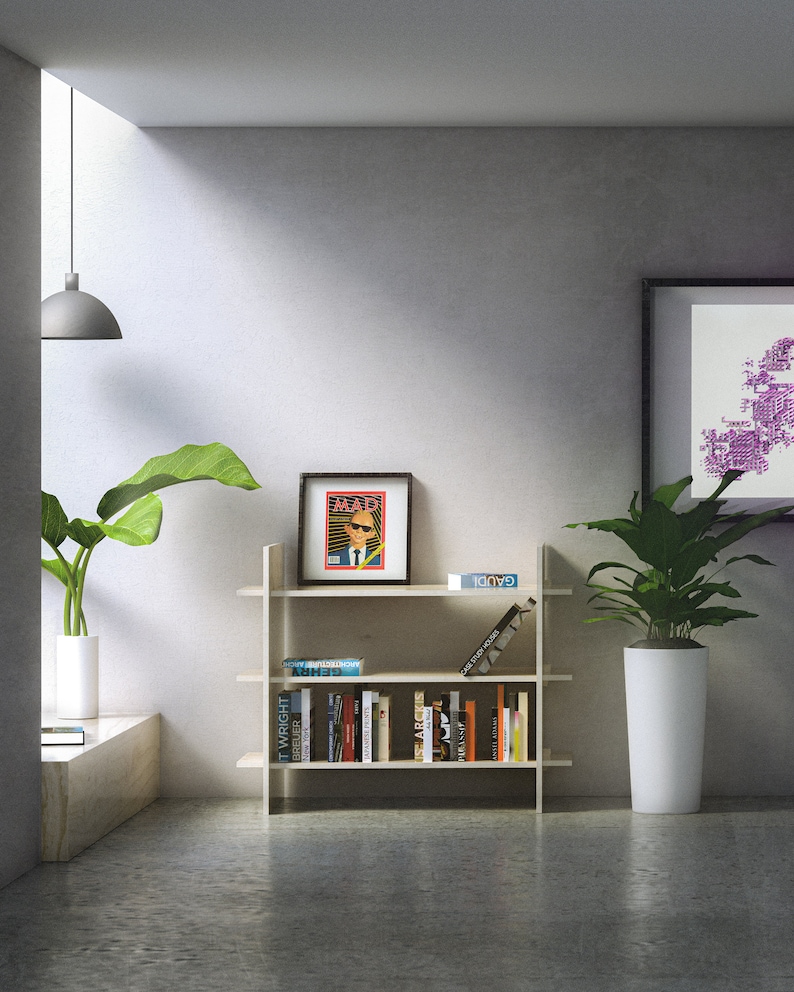 Flat Pack Baltic Birch Plywood Bookcase - Functional and Stylish Home ...