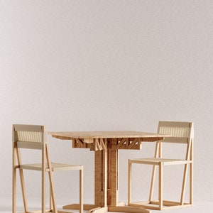 Modern Kitchen Dining Table / Small Dining Table / Small Work Desk - Etsy