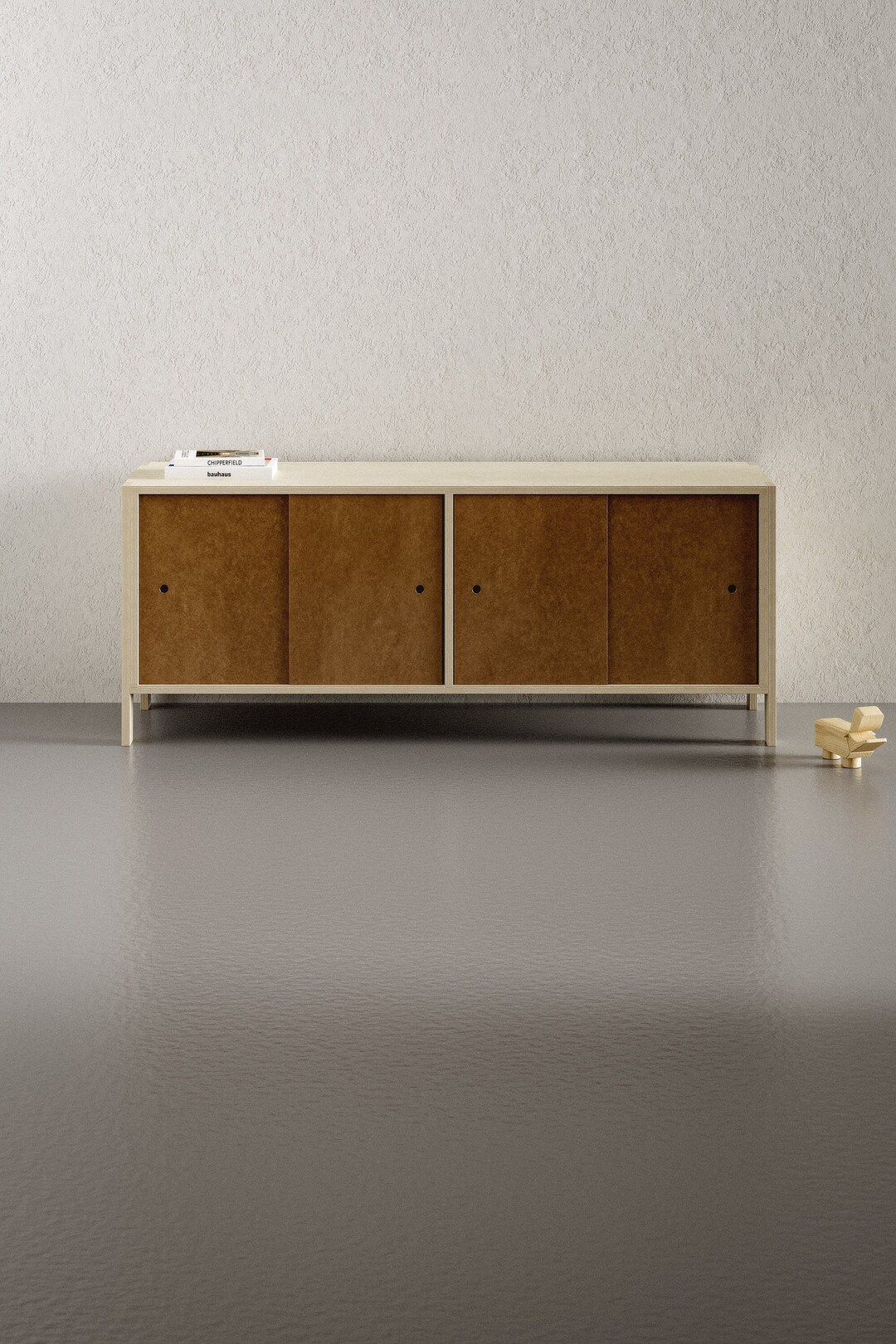 Plywood TV Console / Media Stand / TV Stand / Low Sideboard With ...