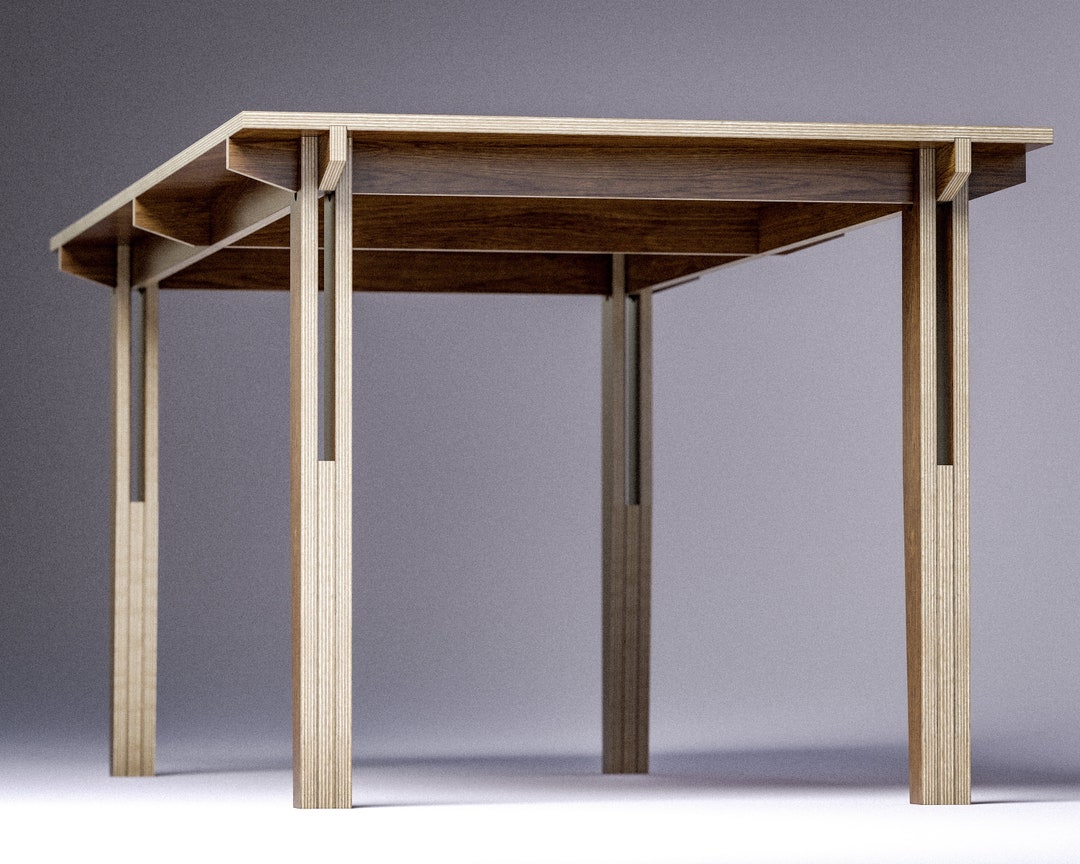 Custom Plywood Dining Table Flatpack Europly - Etsy