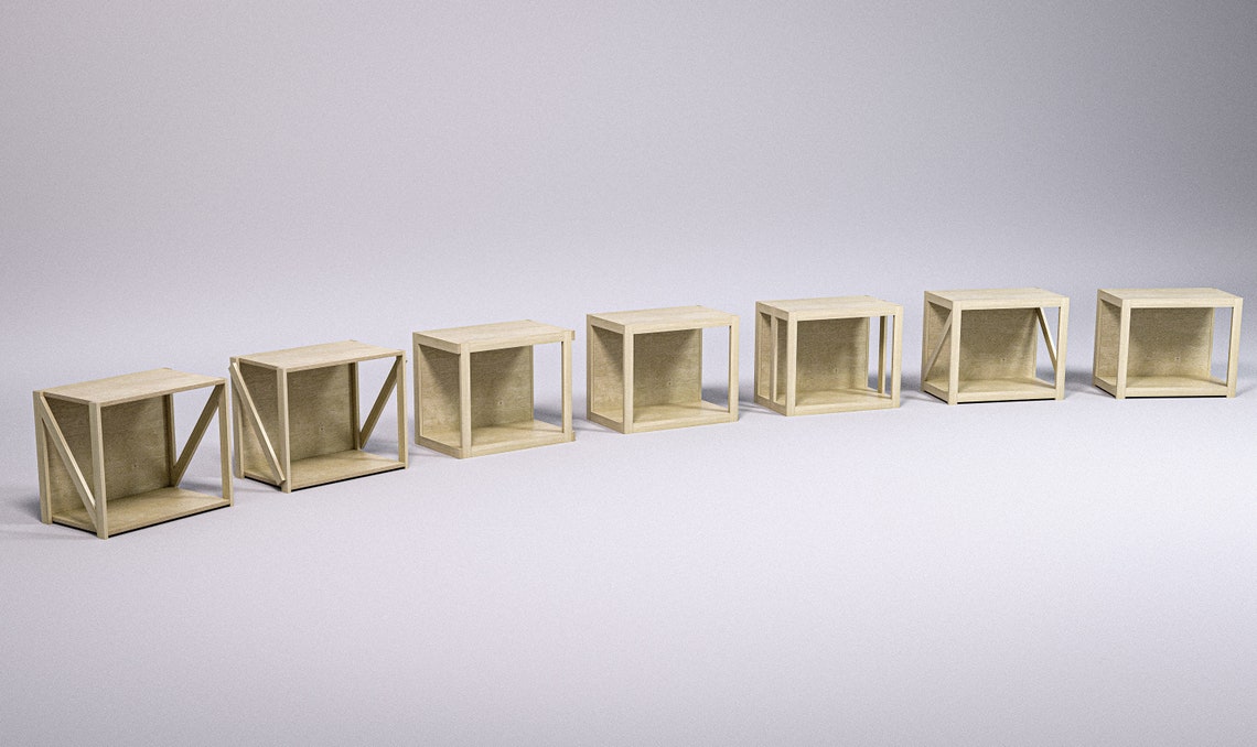 GS Table A: Plywood Side Table - Etsy