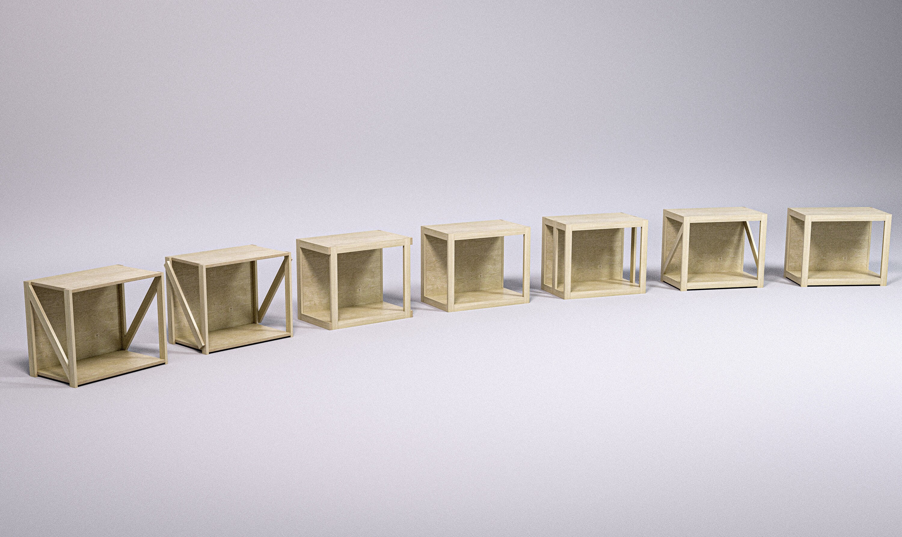 GS Table A: Plywood Side Table - Etsy