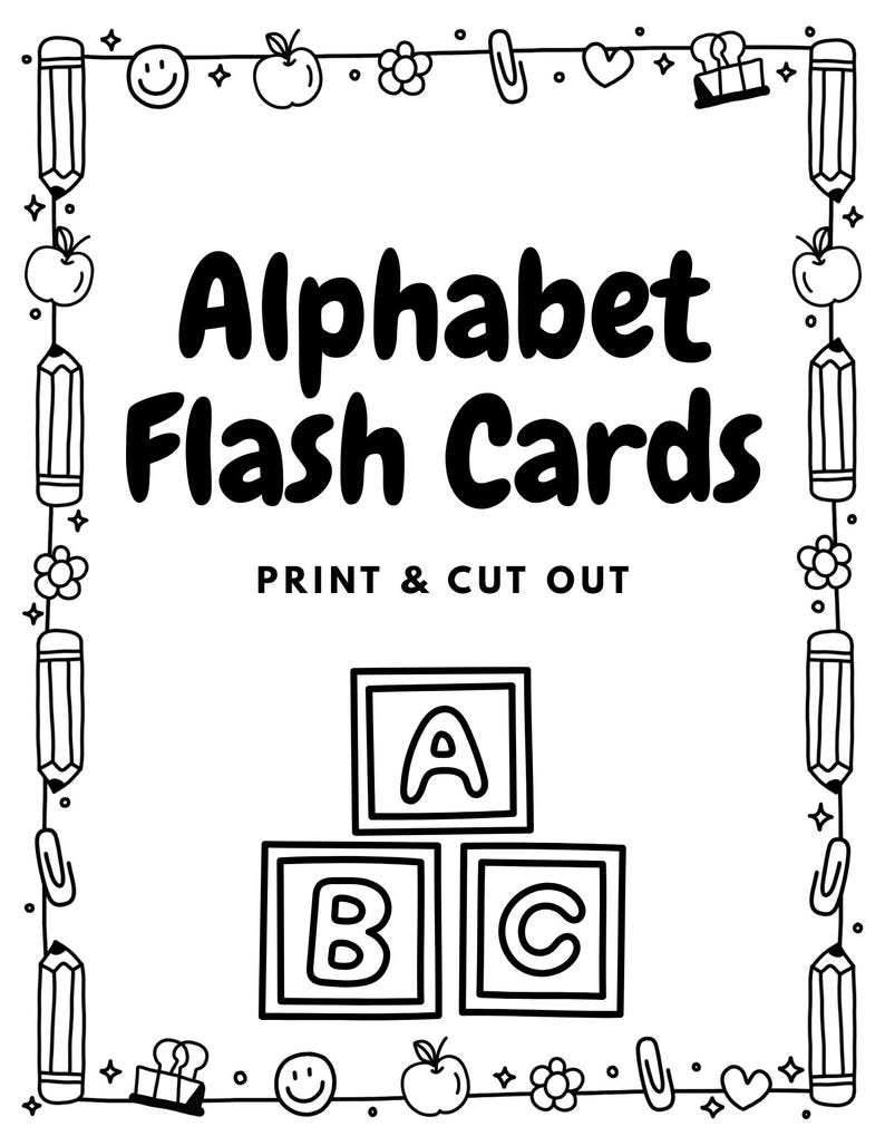 Printable Alphabet Flashcards | Uppercase and Lowercase Letters ...