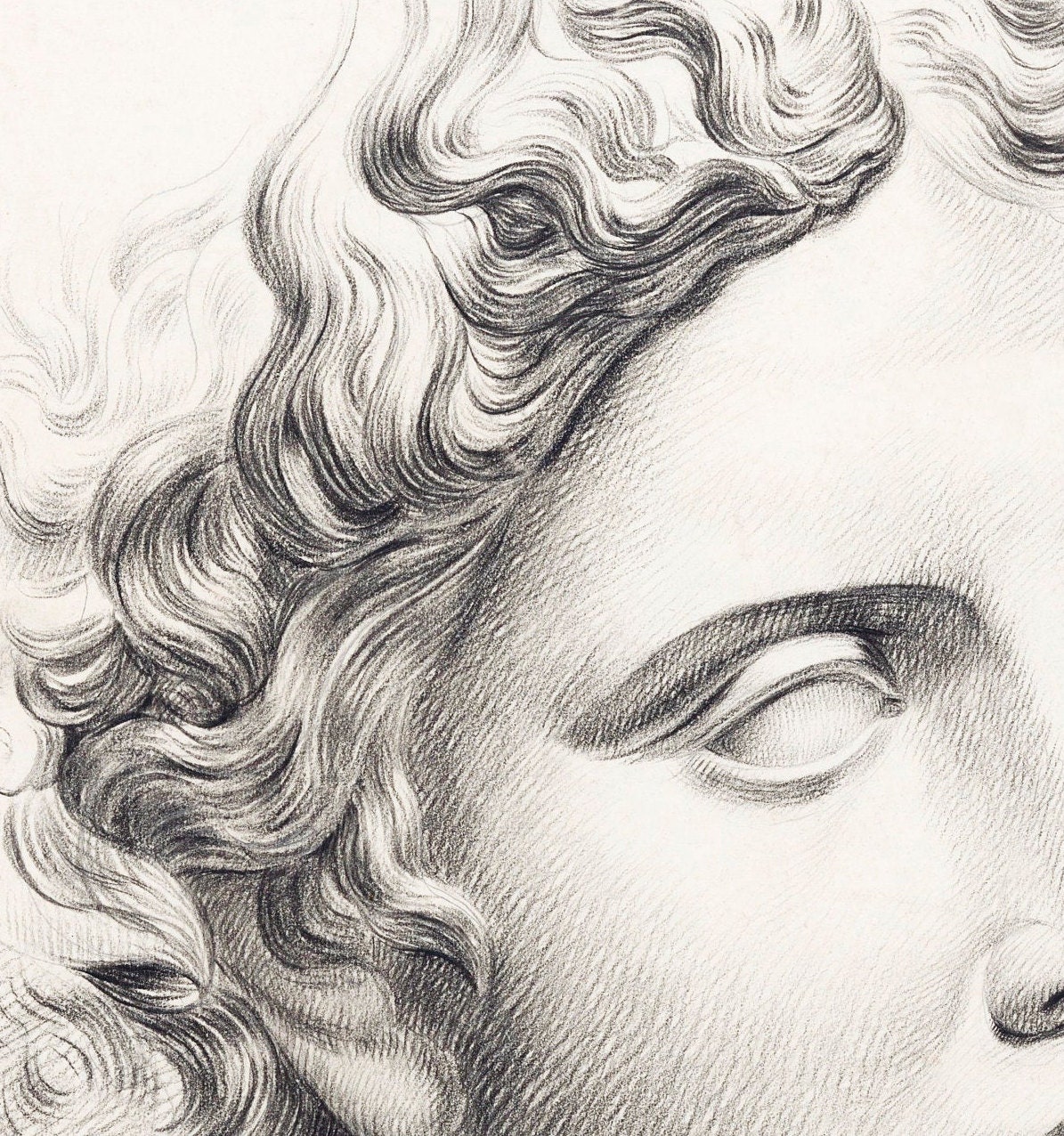 Statue Study Vintage Digital Print Downloadable Artwork - Etsy