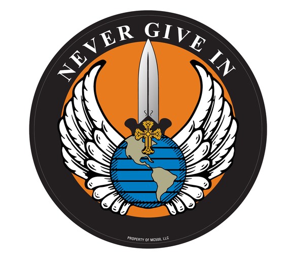 Never Give in Sticker/decal | Etsy