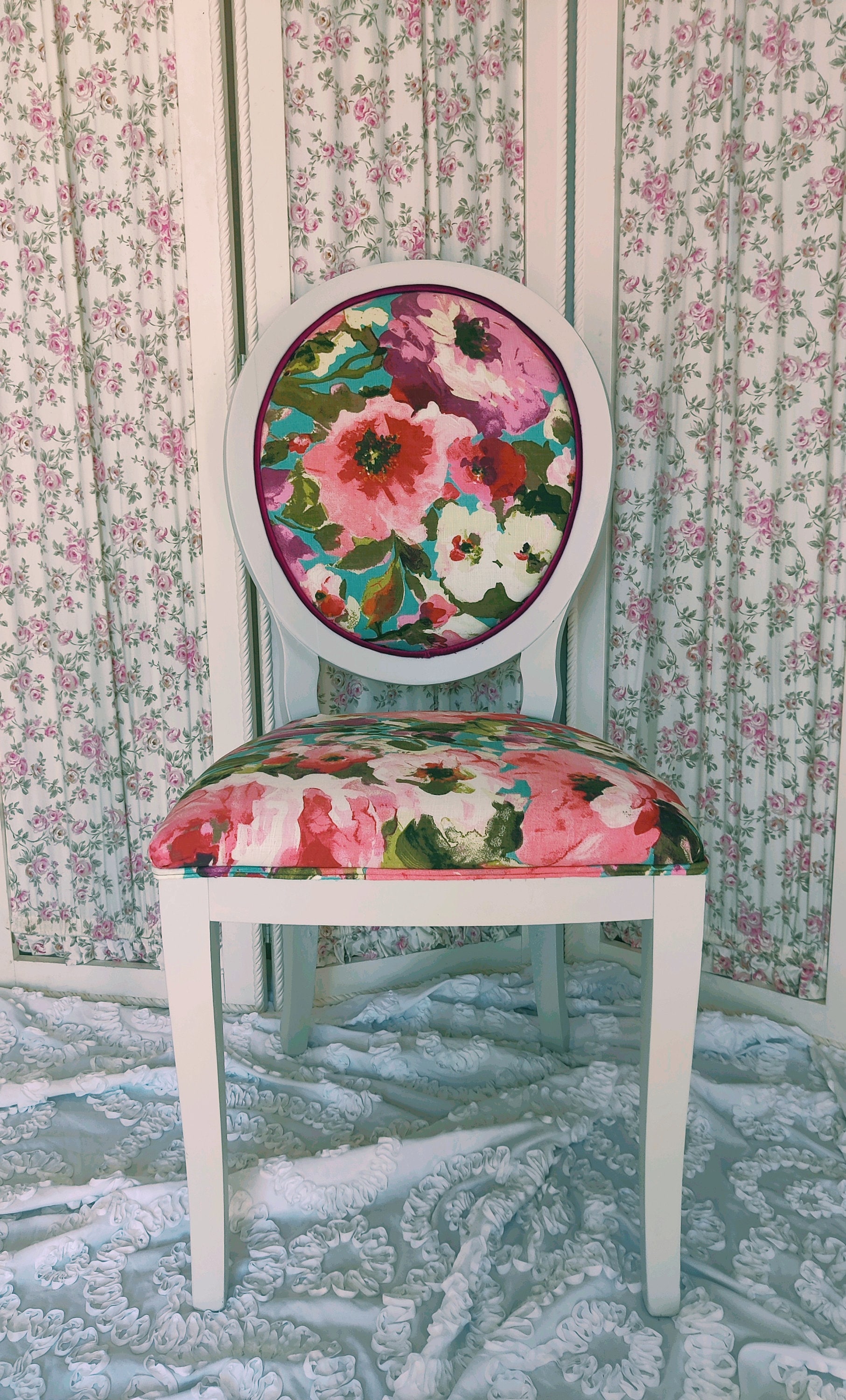 Flower Accent Chair - Etsy