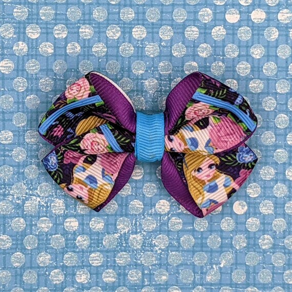 Alice Hair Bow Alice in Wonderland Mad Hatter Tim Burton - Etsy