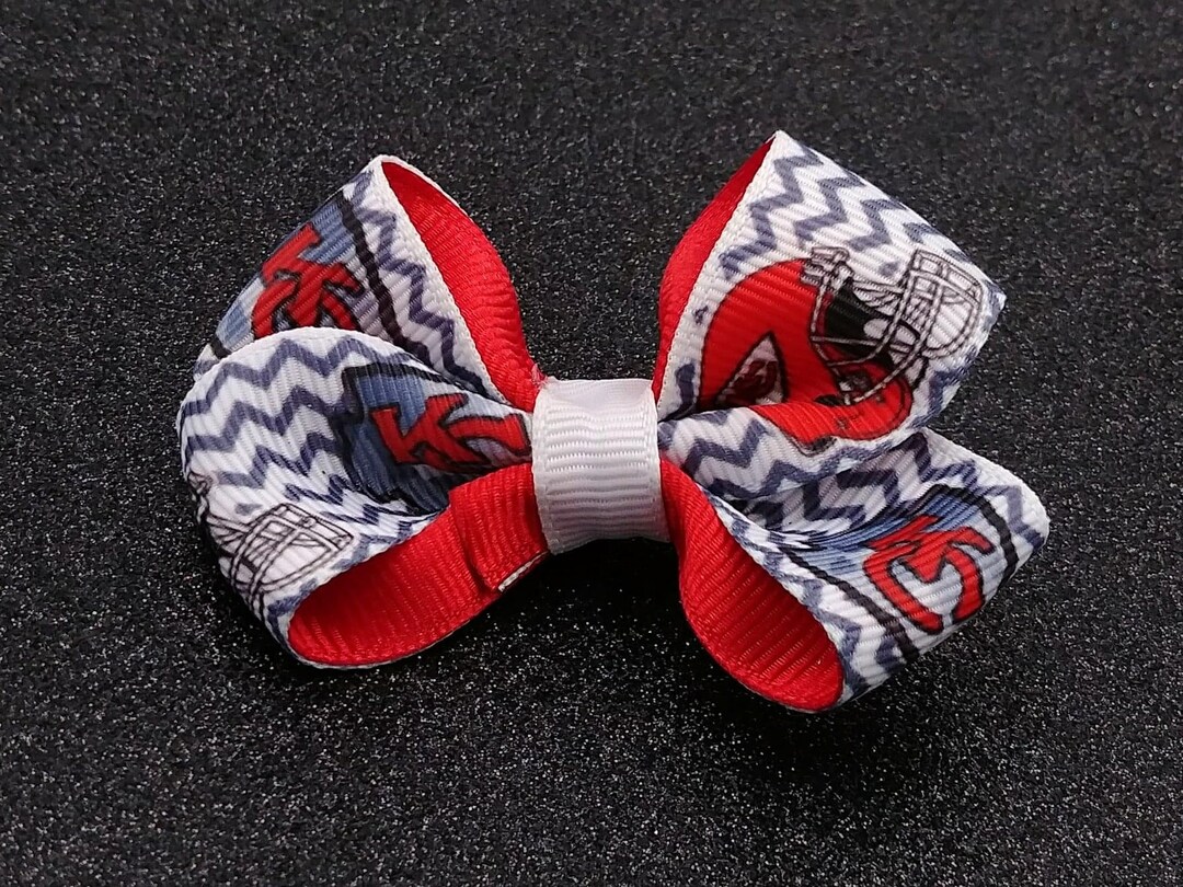 Chiefs Mini Hair Bow Kansas City Chiefs Fan Chiefs Football Chiefs Girl ...