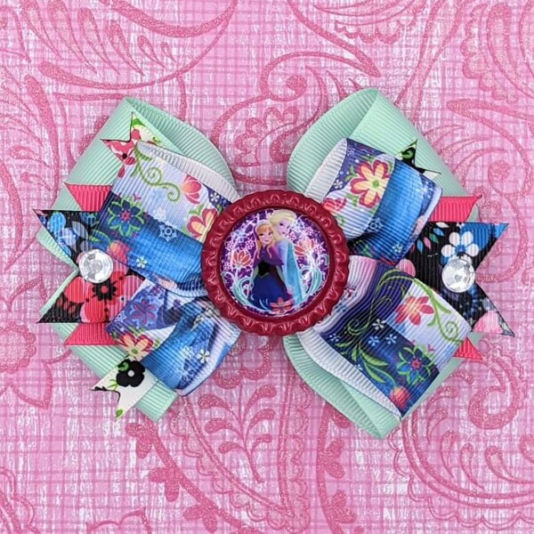 Frozen Bow - Etsy
