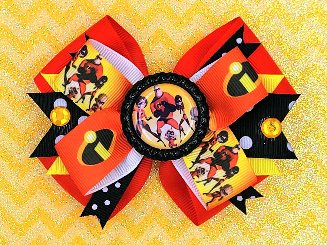 Incredibles Incredibles Hair Bow Superhero Family Incredibles Superhero ...