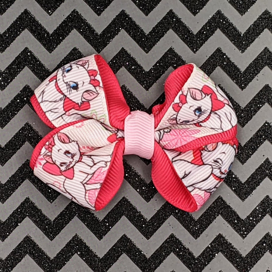 Aristocats Mini Bow Aritsocats Disney Baby Cat Bow French Bow Marie ...