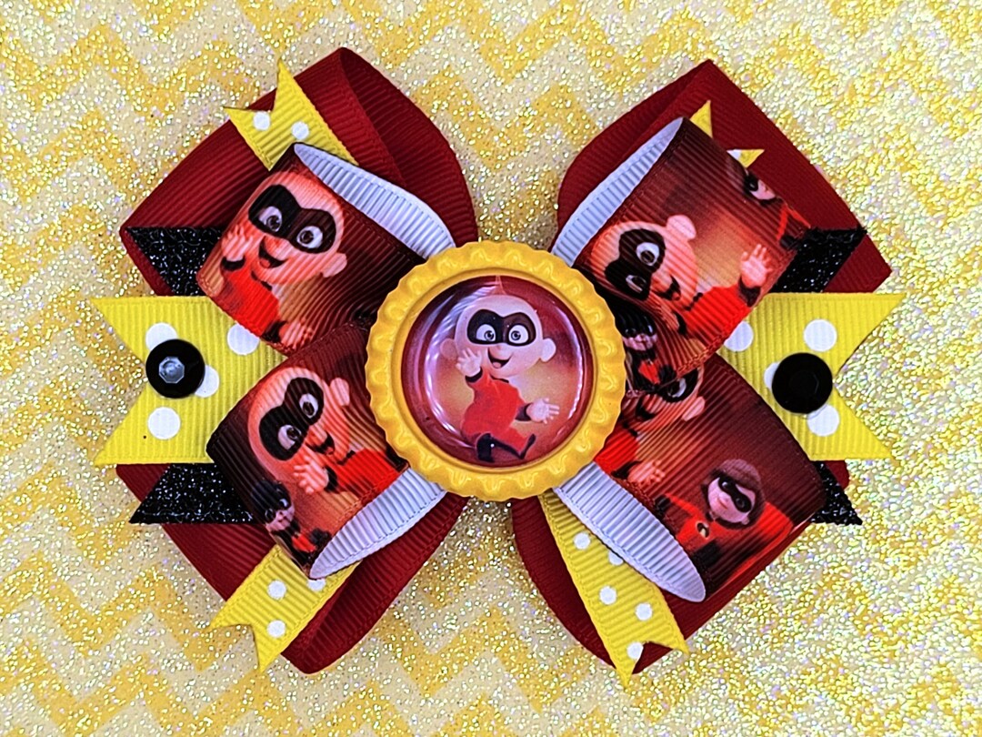 Incredibles Incredibles Hair Bow Superhero Family Incredibles Superhero ...